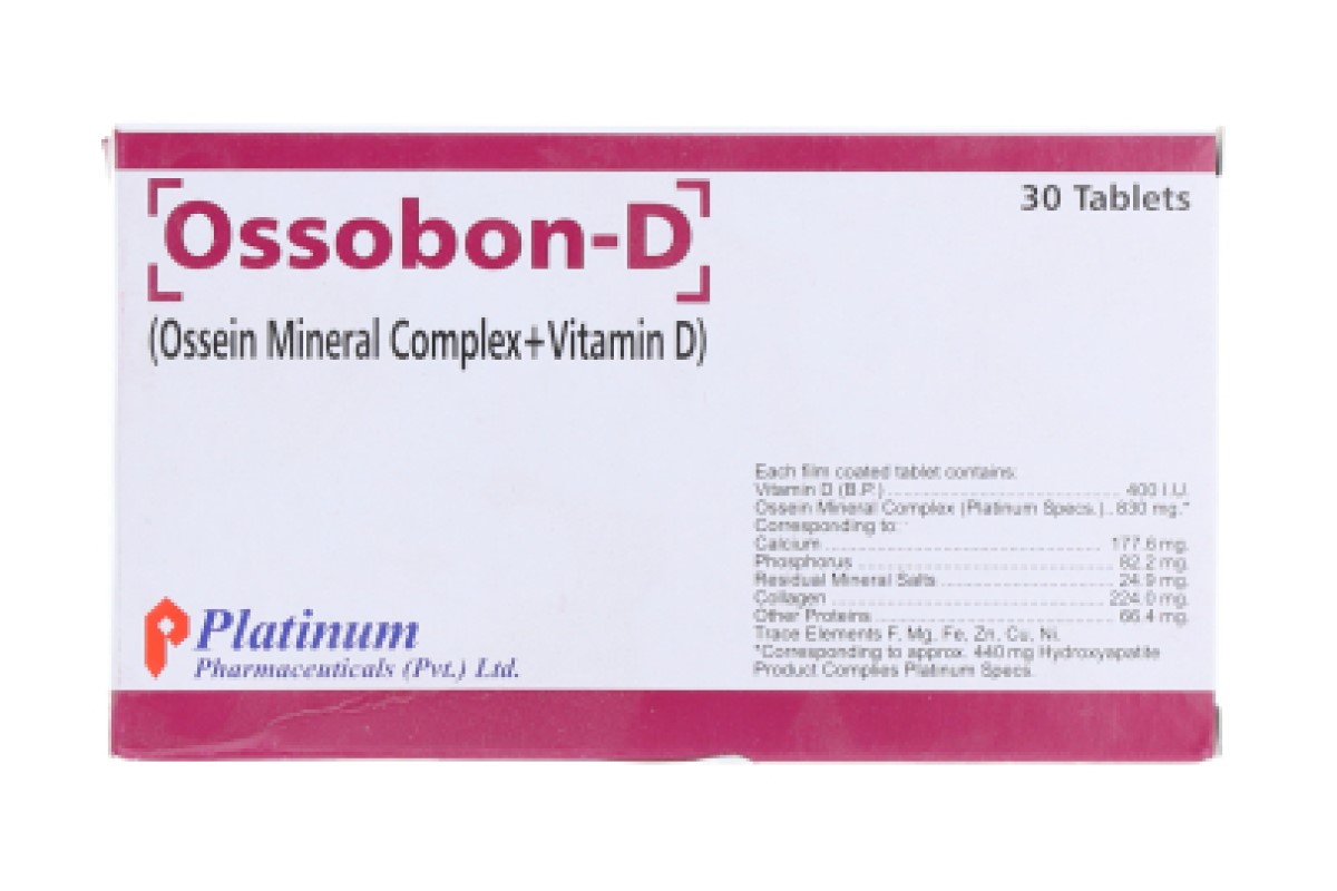 Ossobon-d Tab.— Dawaai - Uses, Side Effect, Price In Pakistan