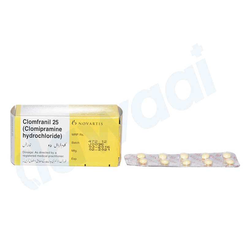 Clomfranil 25mg Tab.— Dawaai - Uses, Side Effect, Price In Pakistan