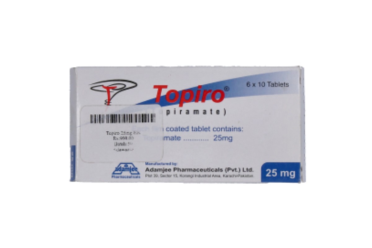 Topiro 25mg Tab.— Dawaai - Uses, Side Effect, Price In Pakistan