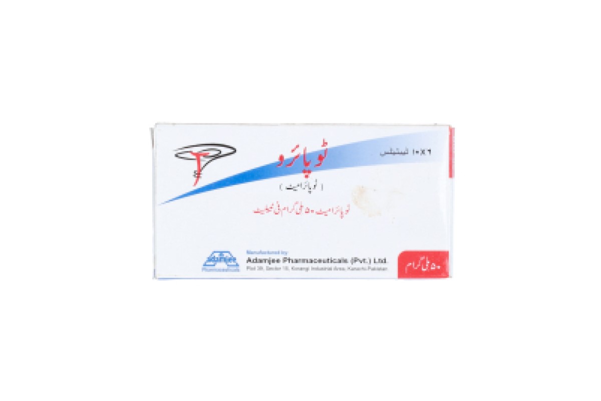 Topiro 50mg Tab.— Dawaai - Uses, Side Effect, Price In Pakistan