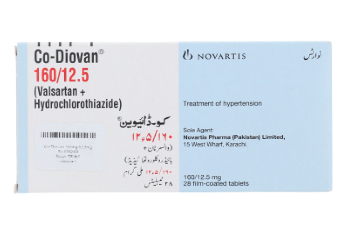 Co-Diovan Tab.— Dawaai - Uses, Side Effect, Price In Pakistan