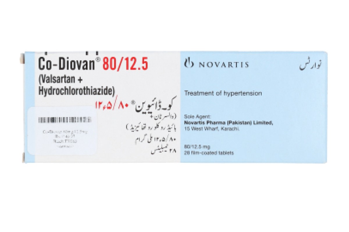 Co-Diovan Tab.— Dawaai - Uses, Side Effect, Price In Pakistan
