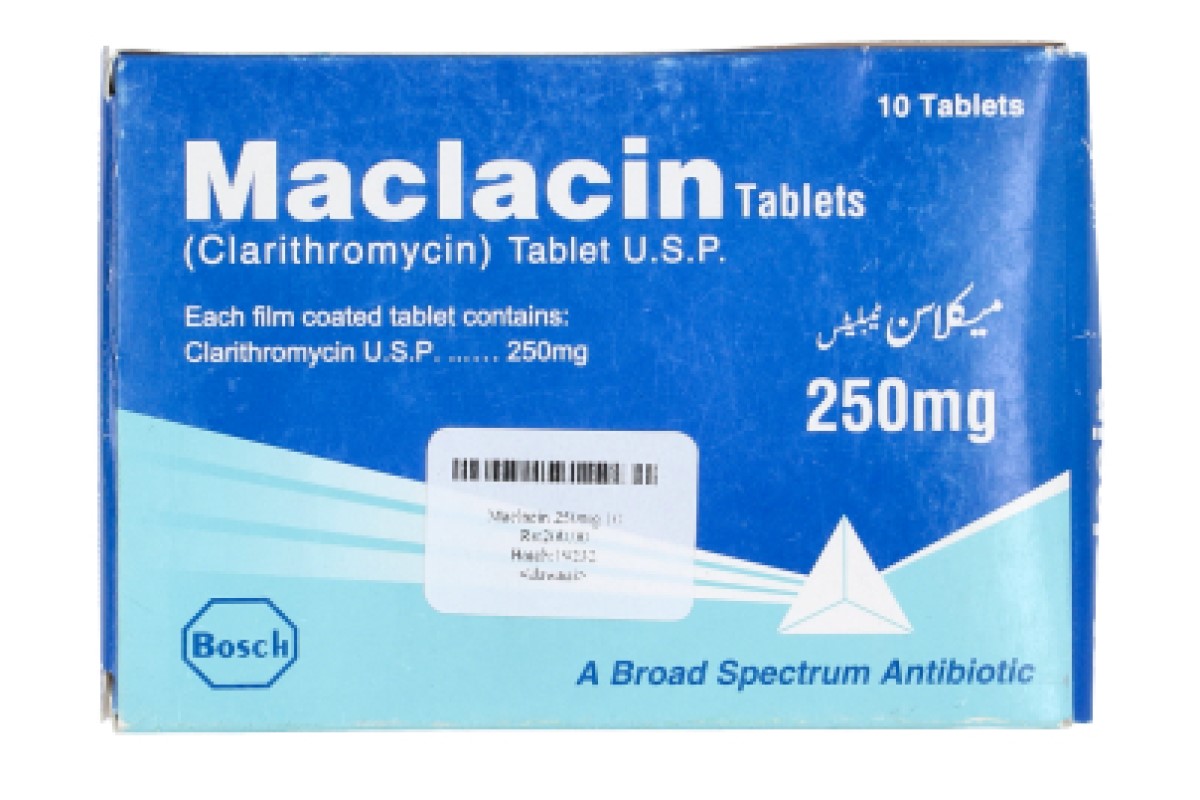 Maclacin 250mg Tab.— Dawaai - Uses, Side Effect, Price In Pakistan