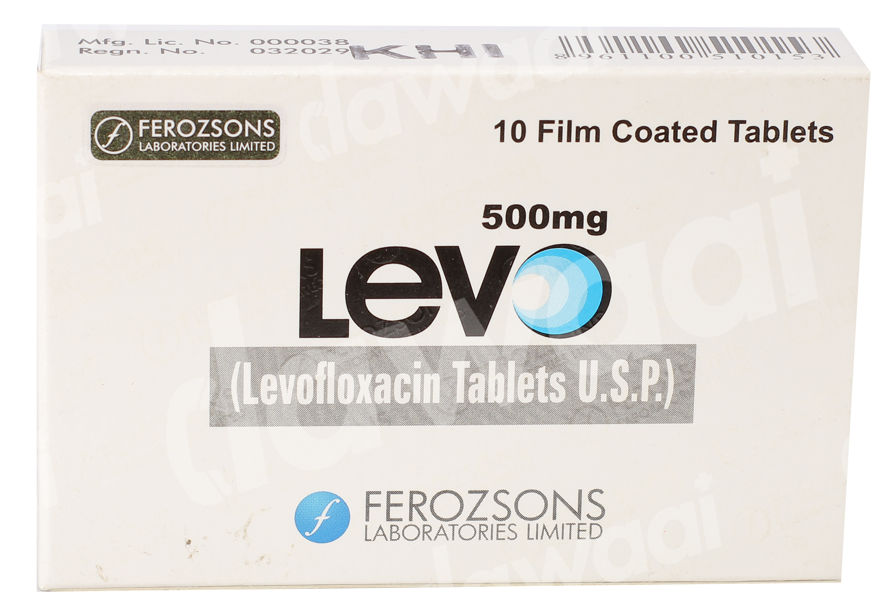 Levo 500mg Tab.— Dawaai - Uses, Side Effect, Price In Pakistan
