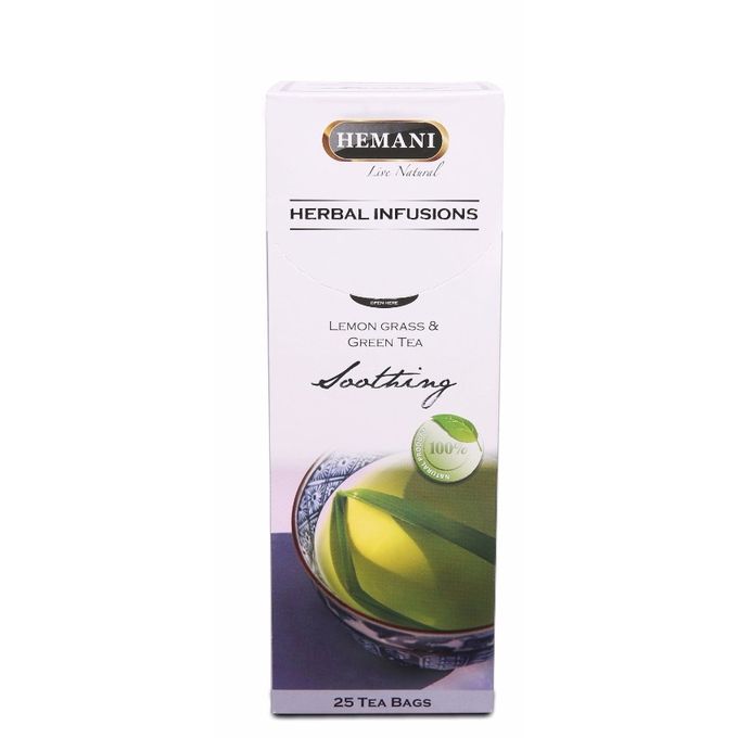Buy Hemani Soothing Lemon Grass & Green Tea 25 Tea Bags | Online In ...
