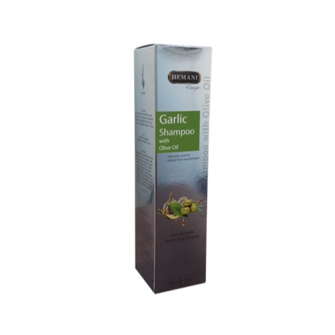 Buy Hemani Garlic Shampoo With Oilve Oil 250 Ml | Online In Pakistan ...