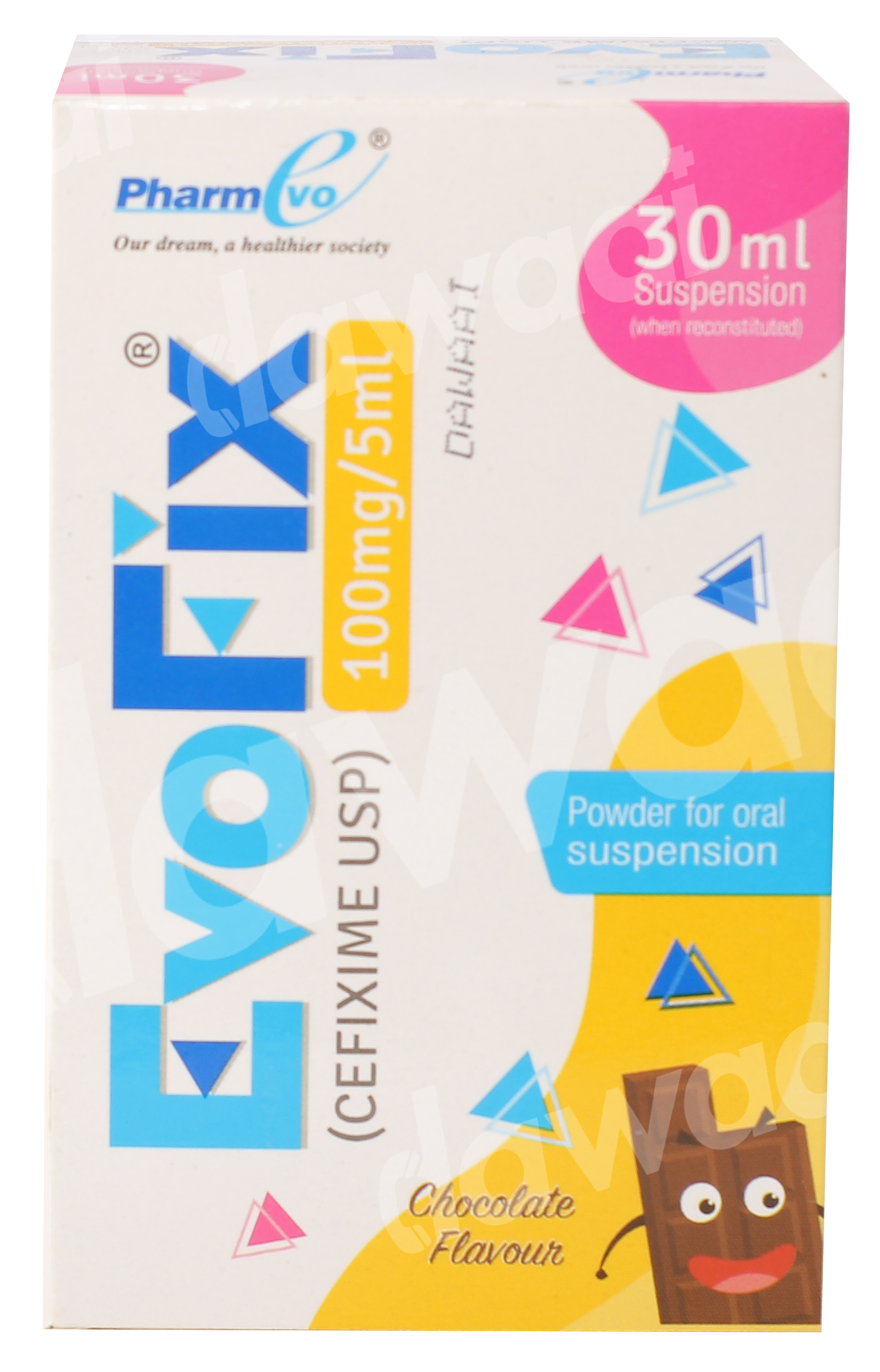 Evofix 100mg|5ml Susp.— Dawaai - Uses, Side Effect, Price In Pakistan