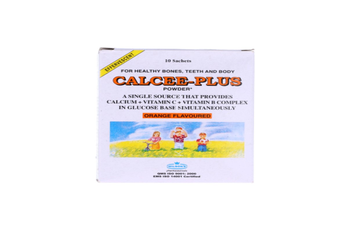 Calcee-Plus Powder 10's Sachet: View Uses, Side Effects, Price And ...