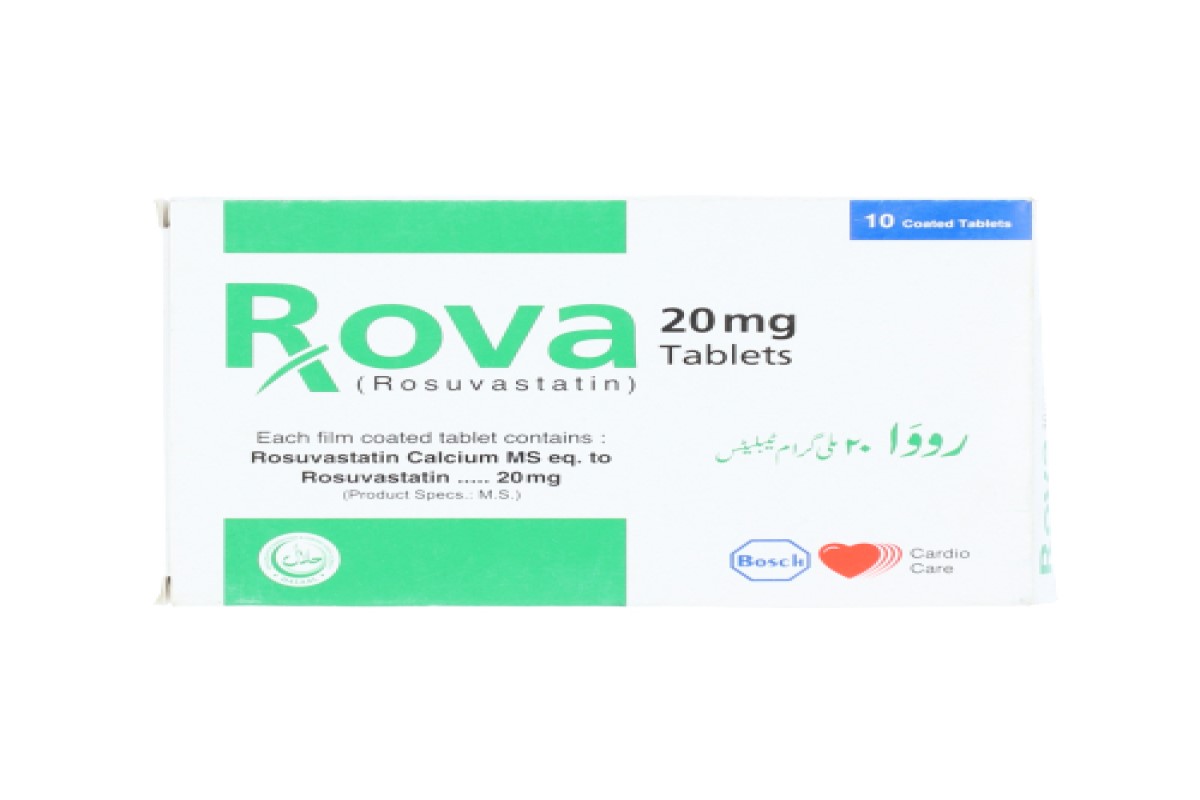 Rova 20mg Tab.— Dawaai - Uses, Side Effect, Price In Pakistan
