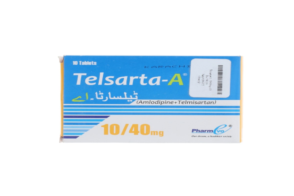 Telsarta-A 40mg/10mg Tab.— Dawaai - Uses, Side Effect, Price In Pakistan