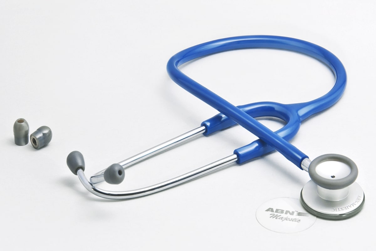 ABN GS - 071 - BK Adult Black Majestic Stethoscope 1 Pcs. Pack | Uses ...